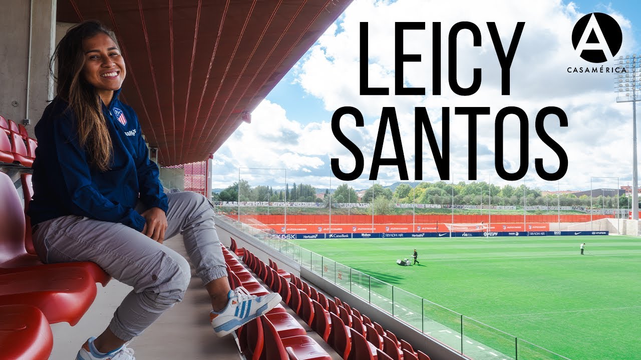 Leicy Santos, futbolista colombiana del Atlético de Madrid - YouTube