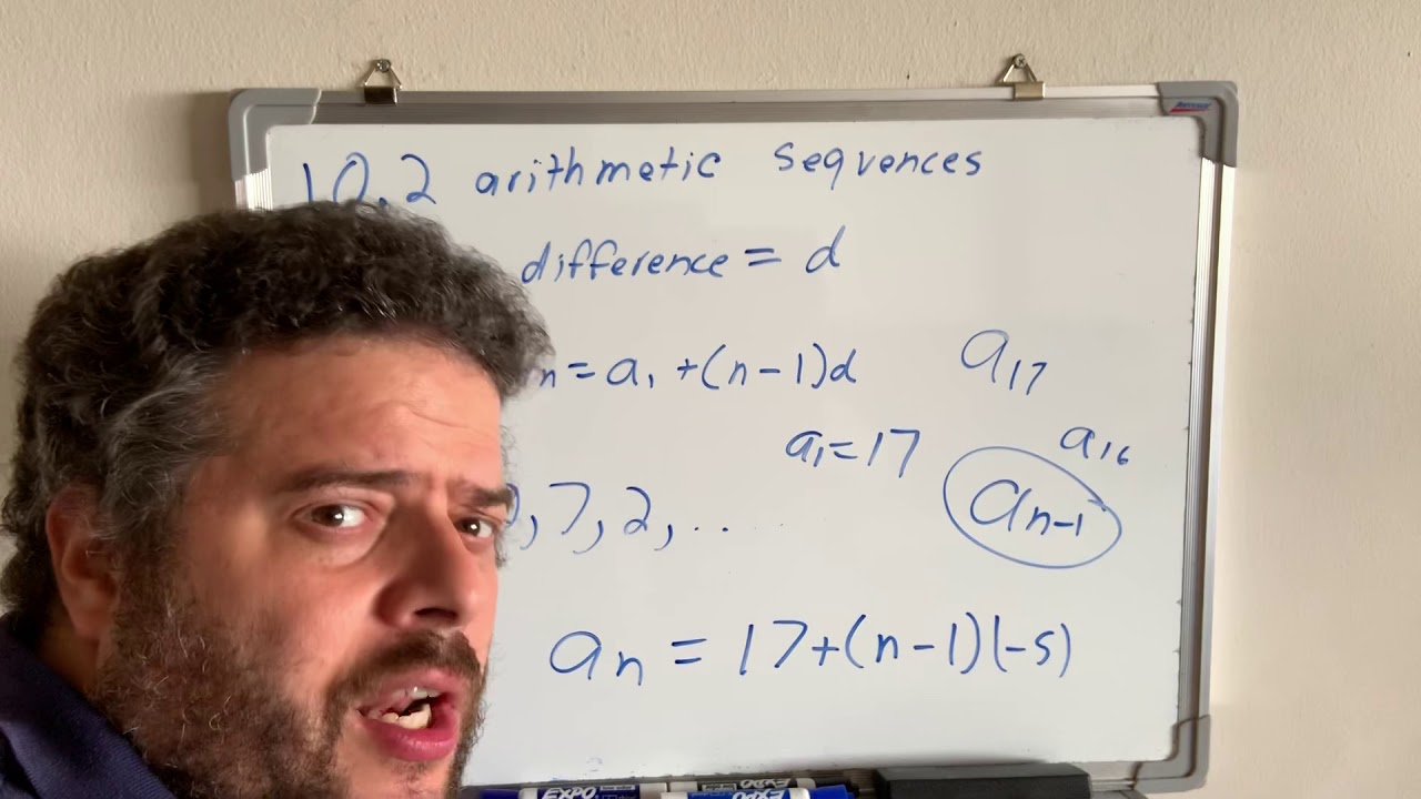 10.2 Arithmetic Sequences - YouTube