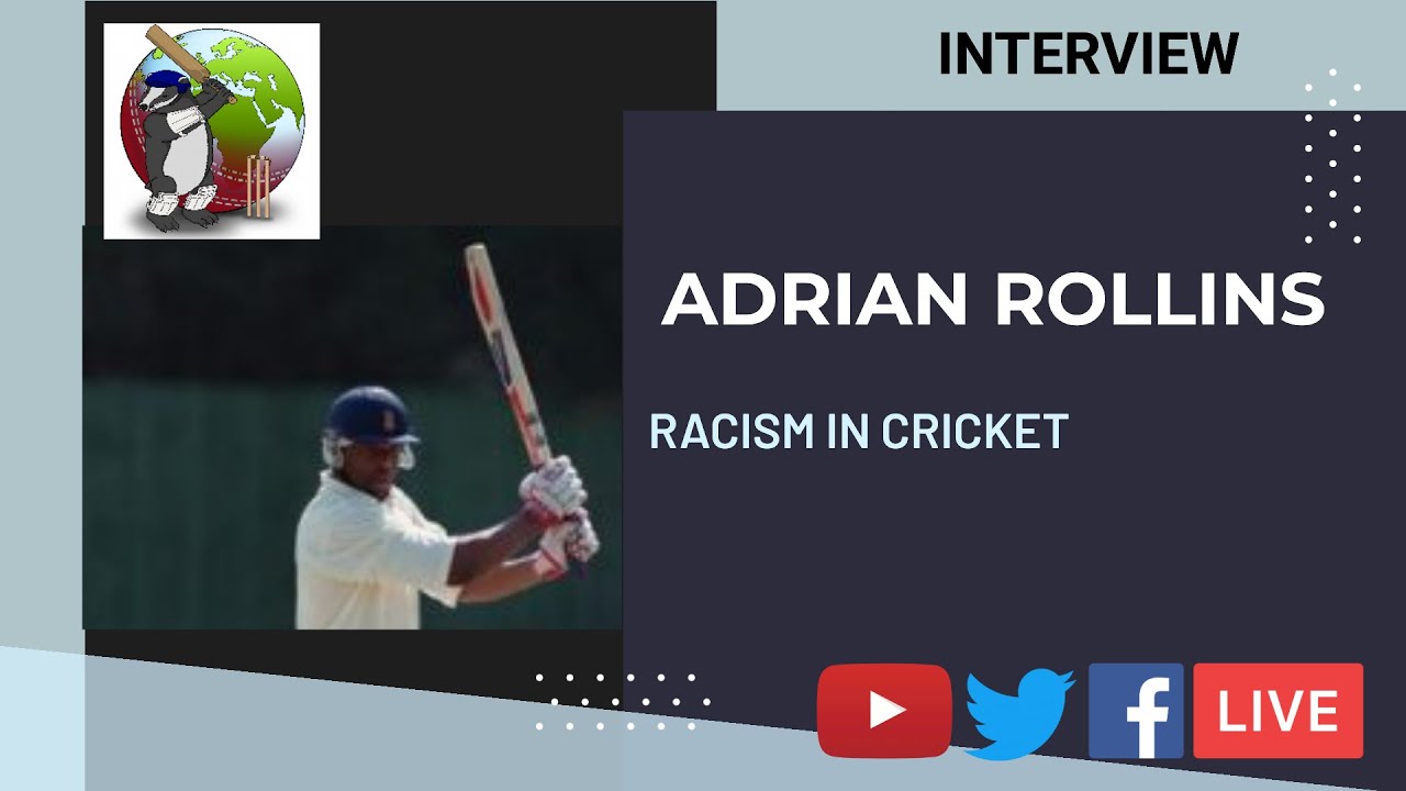 Adrian Rollins - RACISM and CRICKET - YouTube