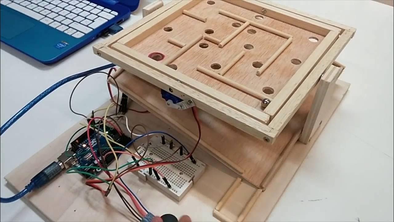 Laberinto oscilante con Arduino - YouTube