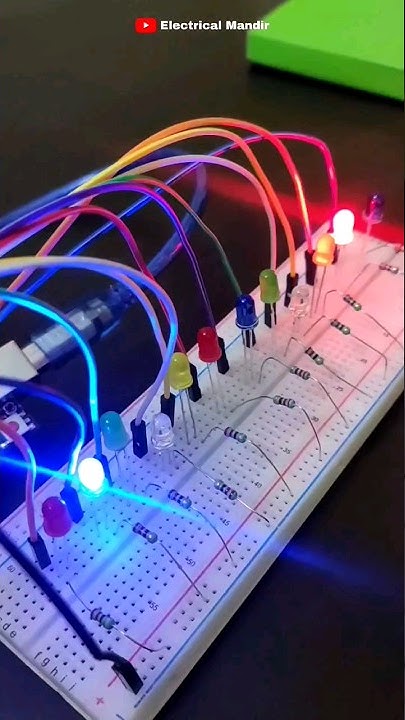 how to make led chaser using arduino #shorts - YouTube