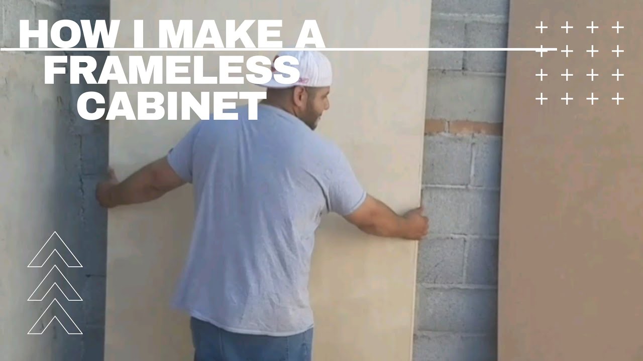 How I make frameless cabinets - YouTube