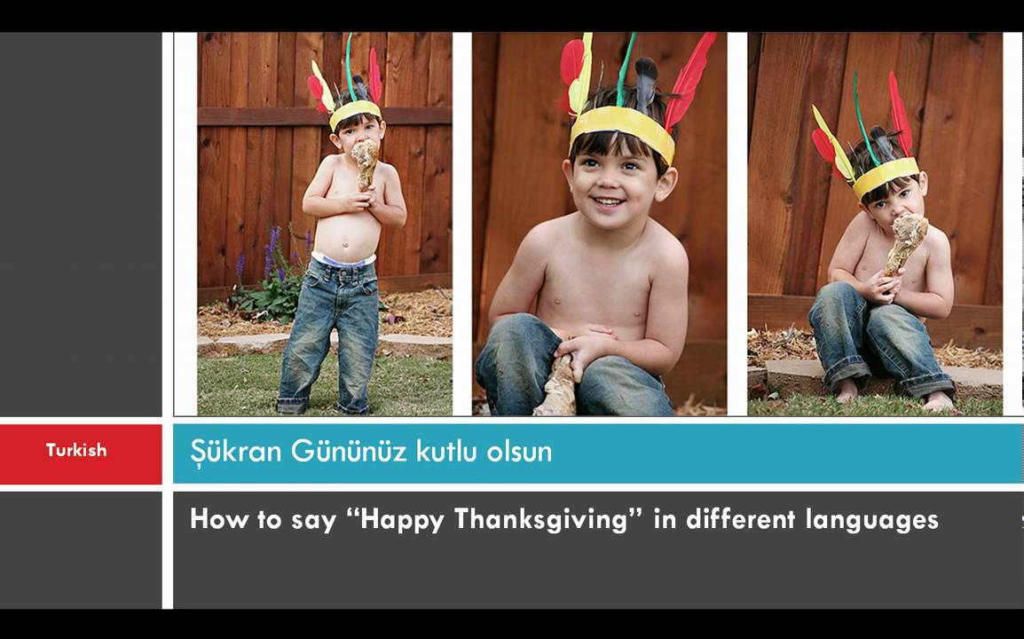 Best How to say Happy Thanksgiving in many different languages? - YouTube