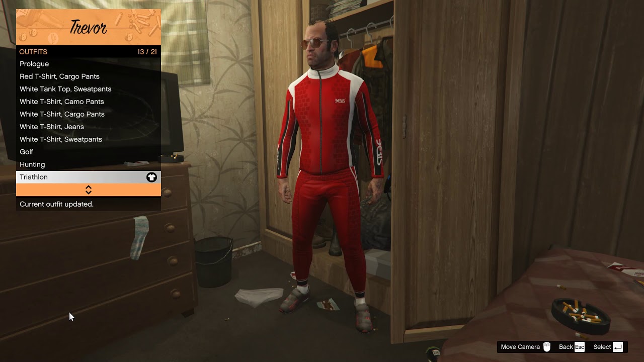 GTA V - Trevor's Outfits - YouTube