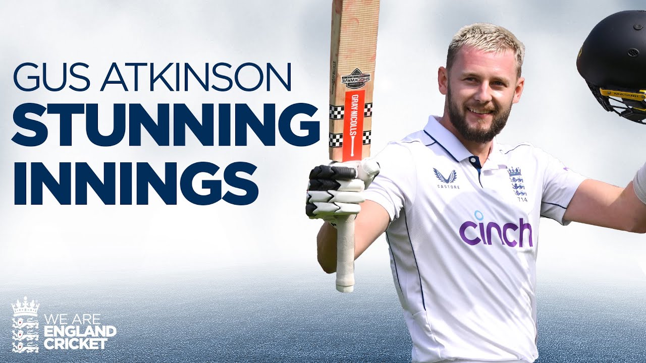 🙌 On The Honours Board (again!!) | 🏏 Gus Atkinson Smashes Maiden Test ...