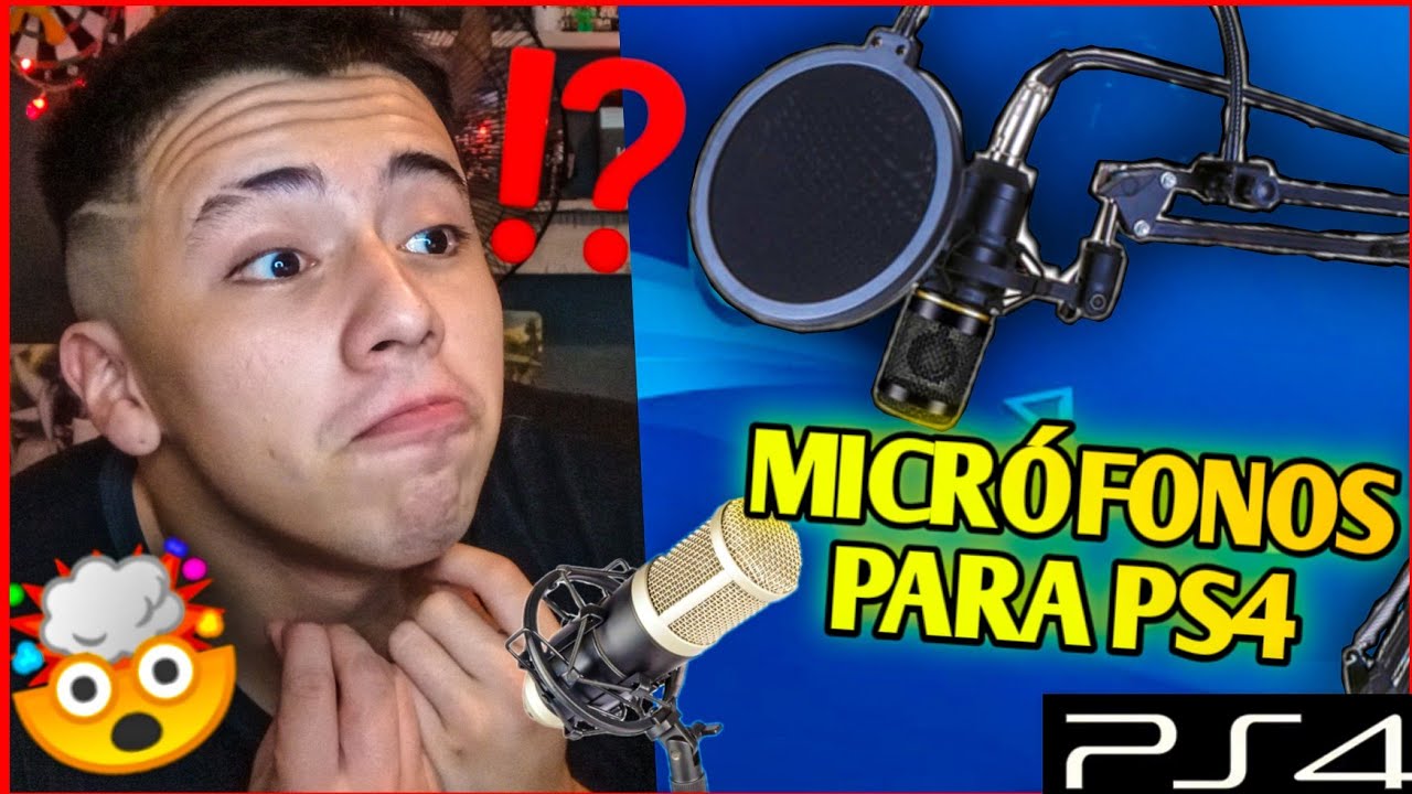 MICRÓFONO para PS4 - YouTube