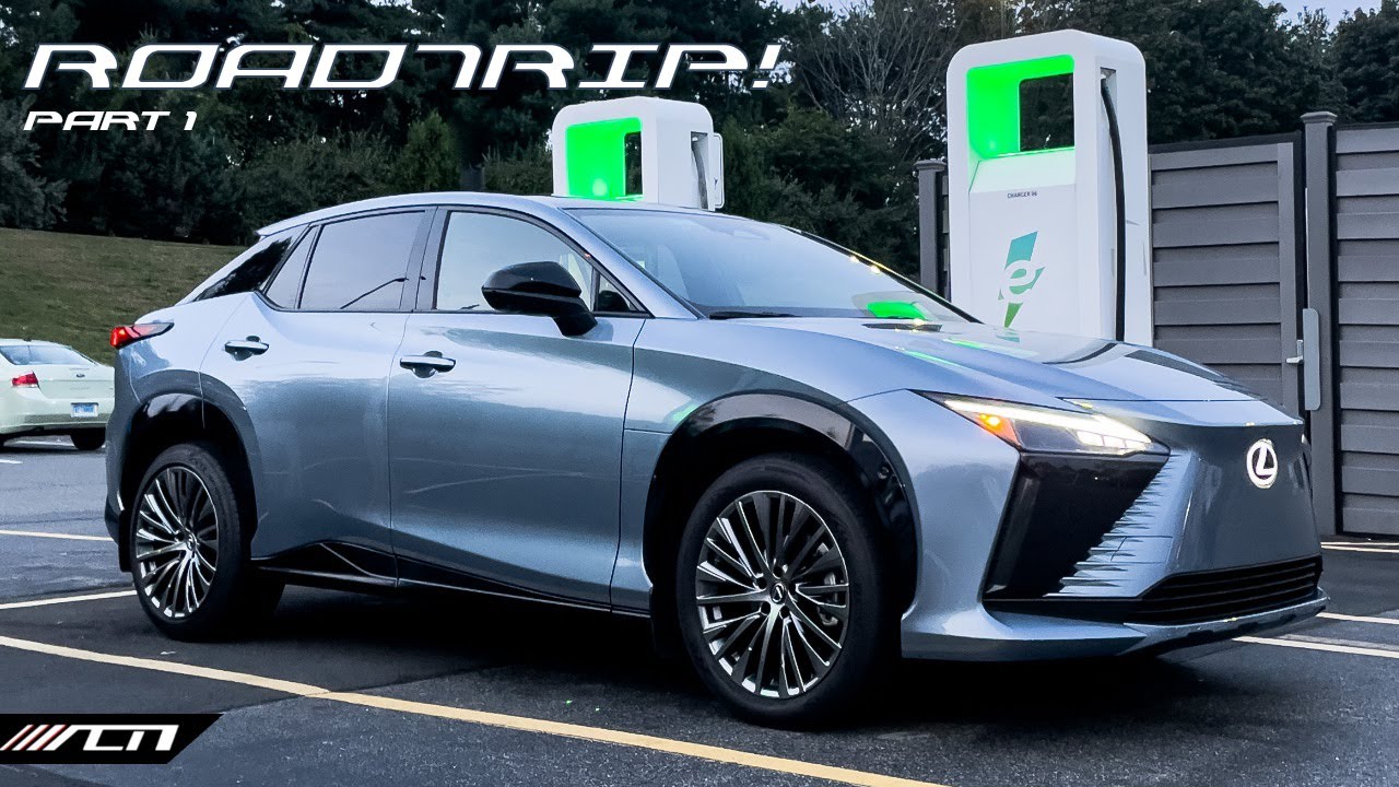 Roadtrip in the 2023 Lexus RZ 450e! /// Charging and Range Test Part 1 ...