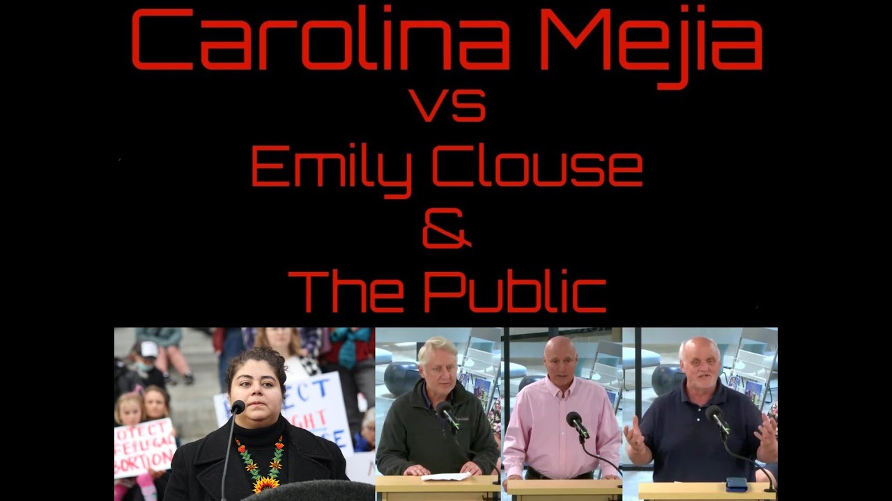 Carolina Mejia vs Emily Clouse & The Public - Thurston County WA - YouTube