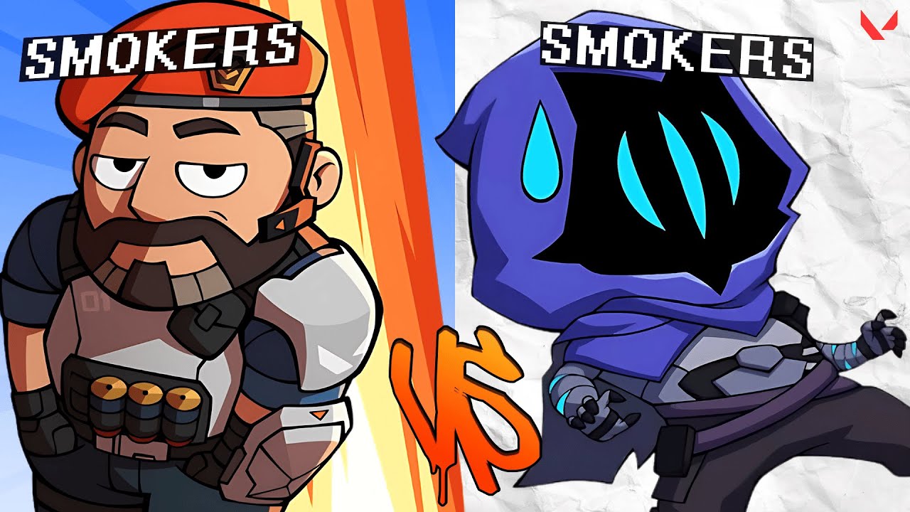 5 SMOKERS VS 5 SMOKERS SUR VALORANT !?! - YouTube