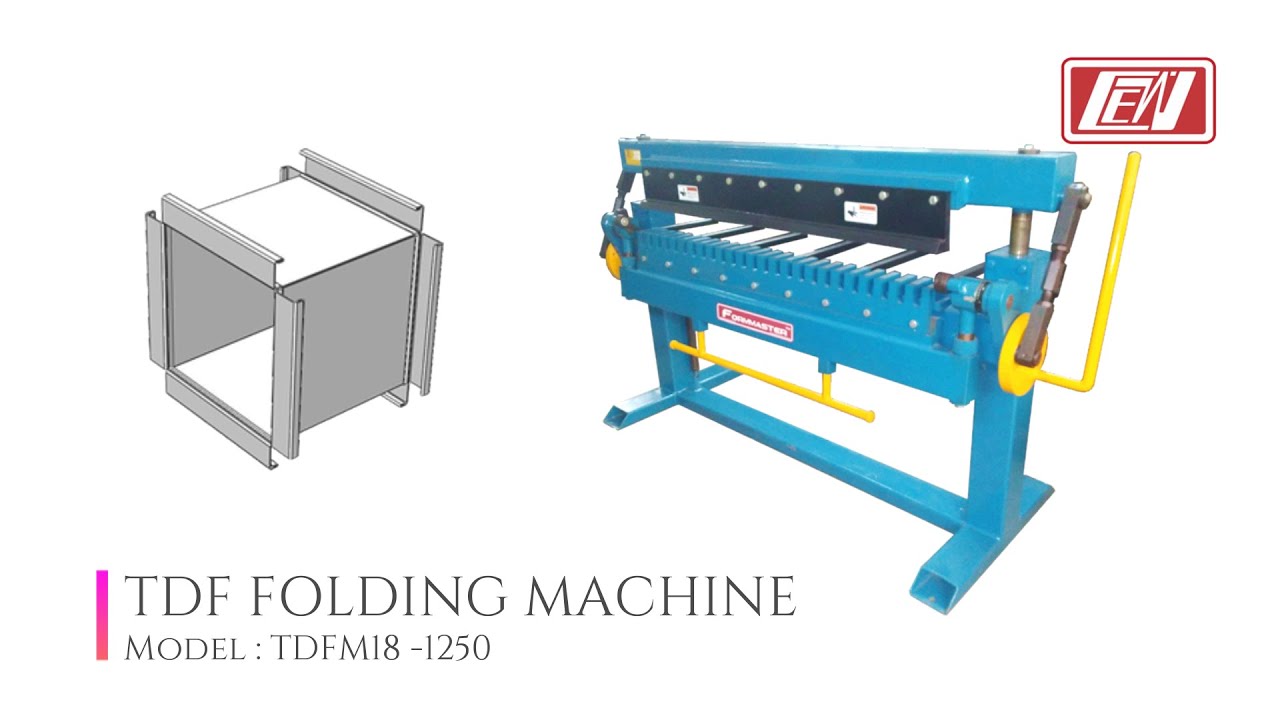 TDF FOLDING MACHINE - FORMMASTER™ - YouTube