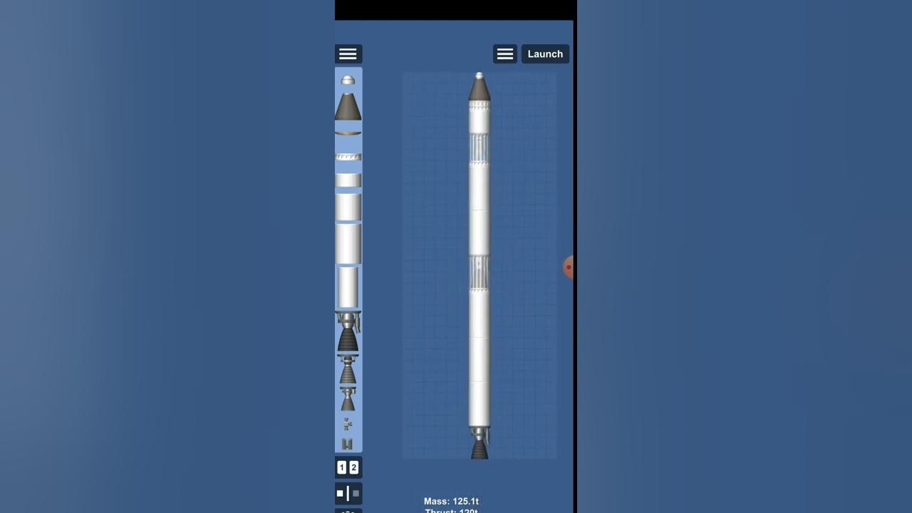 how to build a basic rocket (spaceflight sim) - YouTube