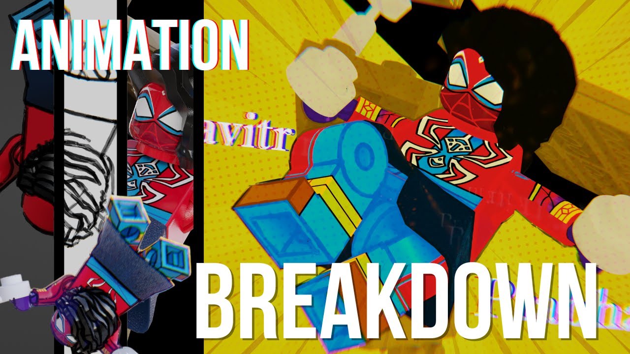 Spiderverse: Across the Spiderverse Animation Test - LEGO Rigid Body ...