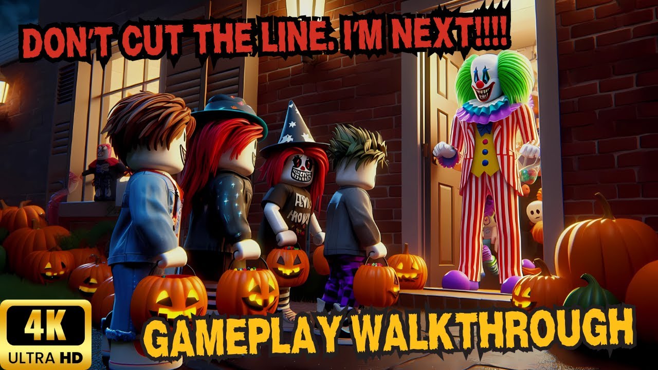 Someone Is Cutting The Line In Trick Or Treat Line Simulator Game ...