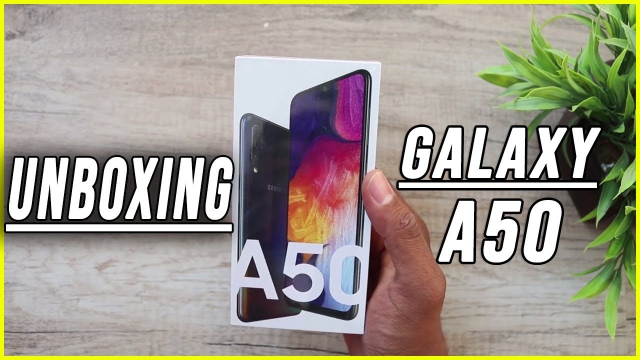 Samsung Galaxy A50 Unboxing - YouTube