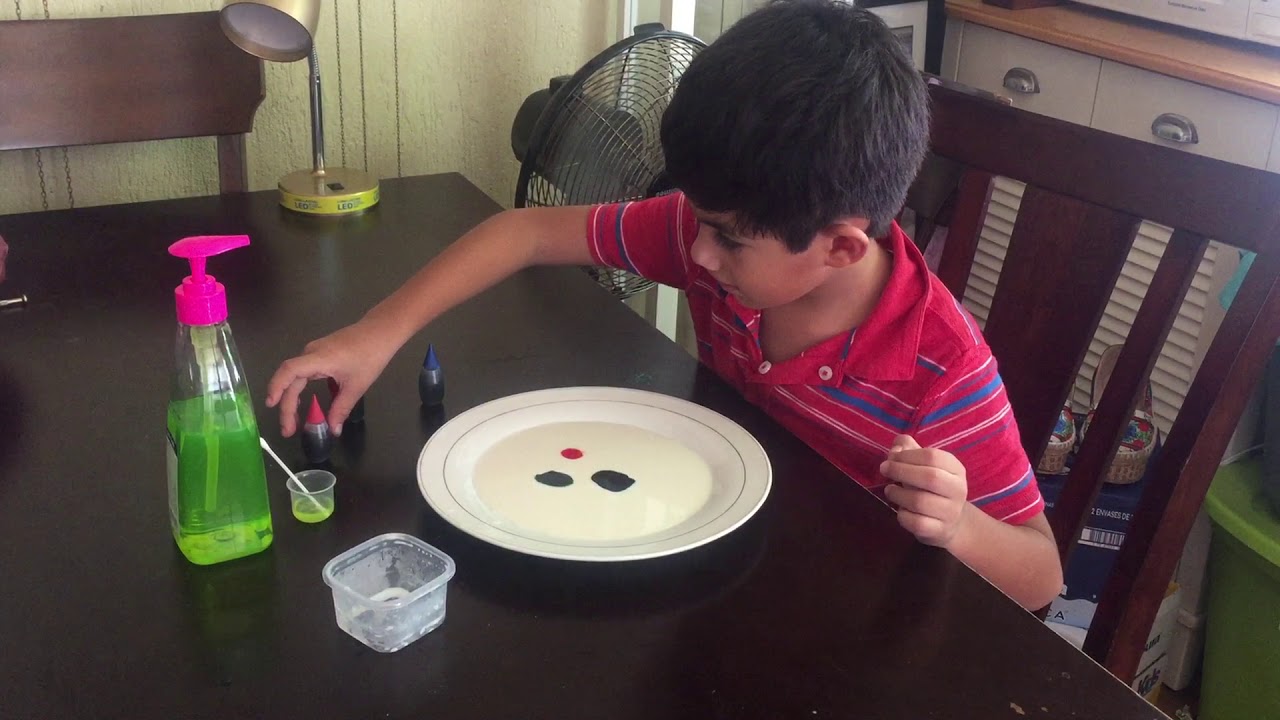 Experimento explosión de colores - YouTube