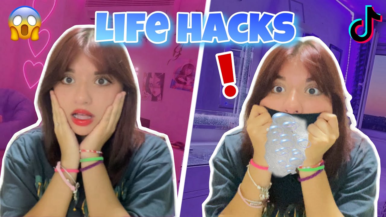 !!PROBANDO 9 TRUCOS DE TIKTOK😱!! | Mya Boek - YouTube