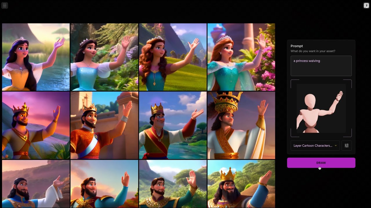 Layer AI - Creating different models of a character - YouTube