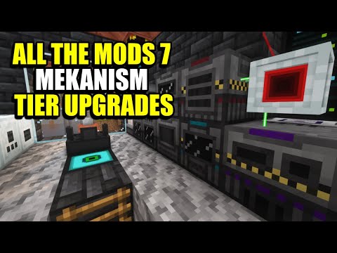 Ep42 Mekanism Tier Upgrades - Minecraft All The Mods 7 Modpack - YouTube