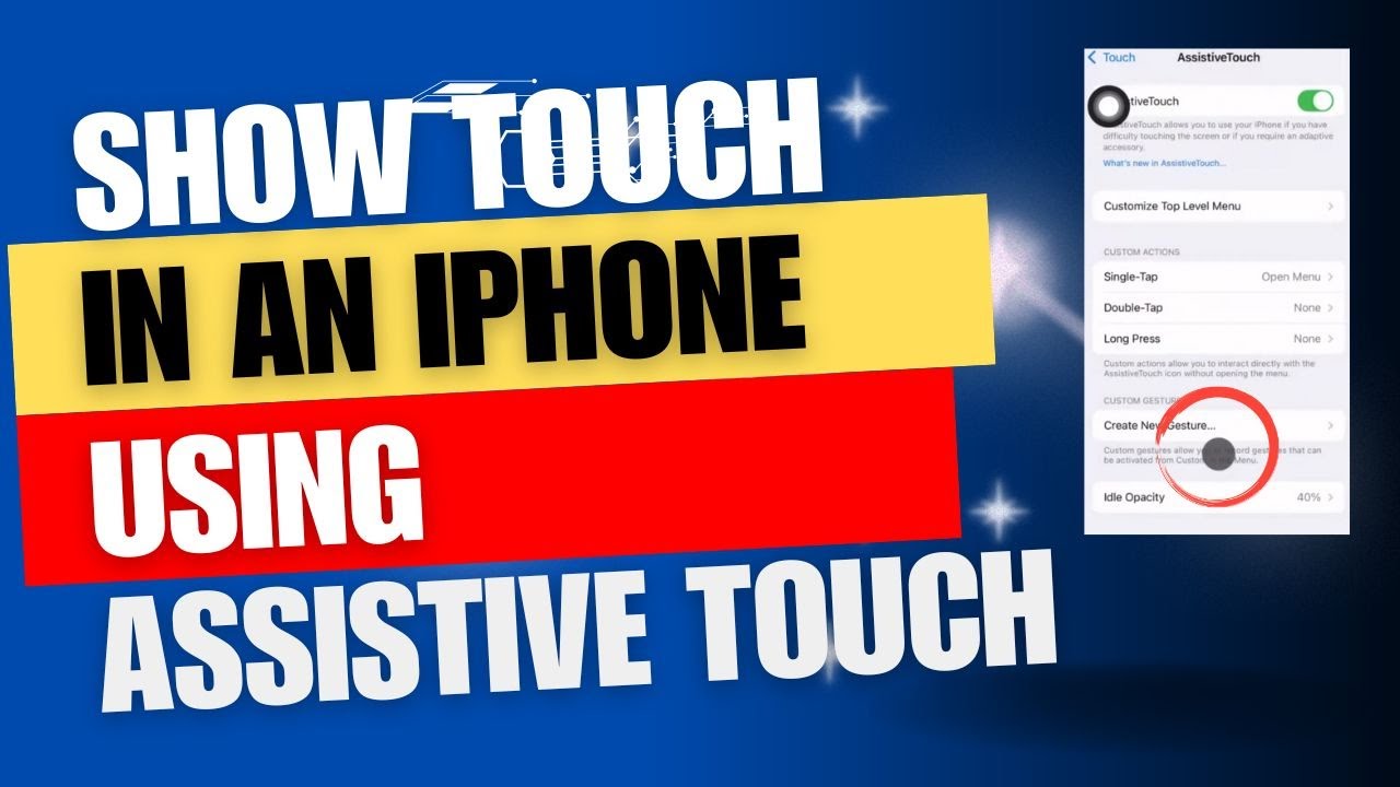 How to show touches while screen recording on iphone. - YouTube
