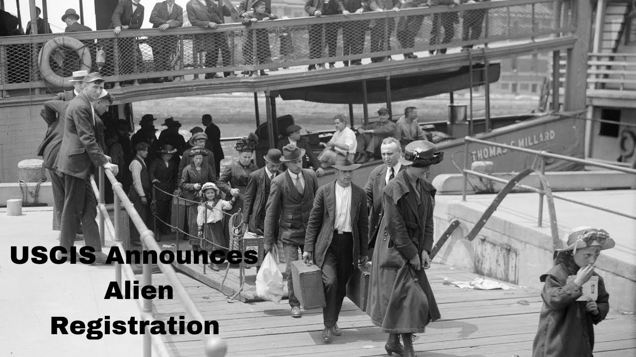 USCIS Announces Alien Registration Requirement... - YouTube