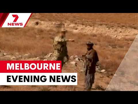 Victoria Cross recipient accused of war crimes; Tehran youth called to be shields | 7NEWS Melbourne