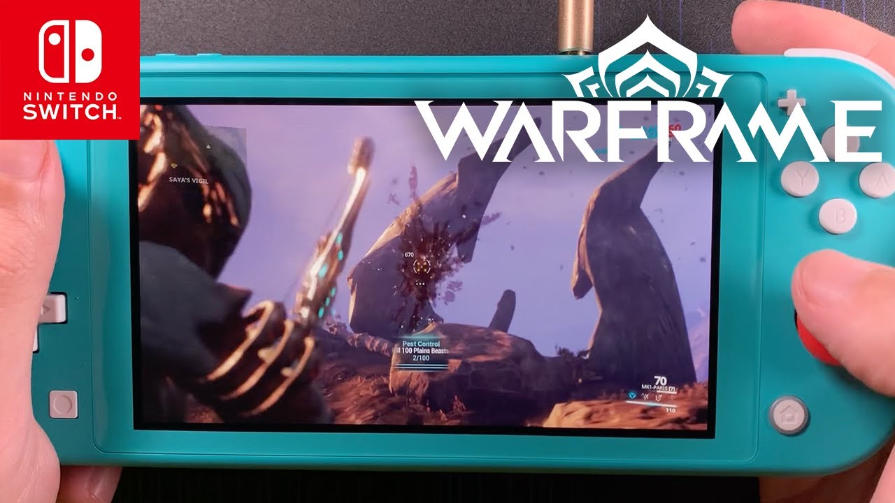 Warframe on the Nintendo Switch Lite - part 9 - YouTube