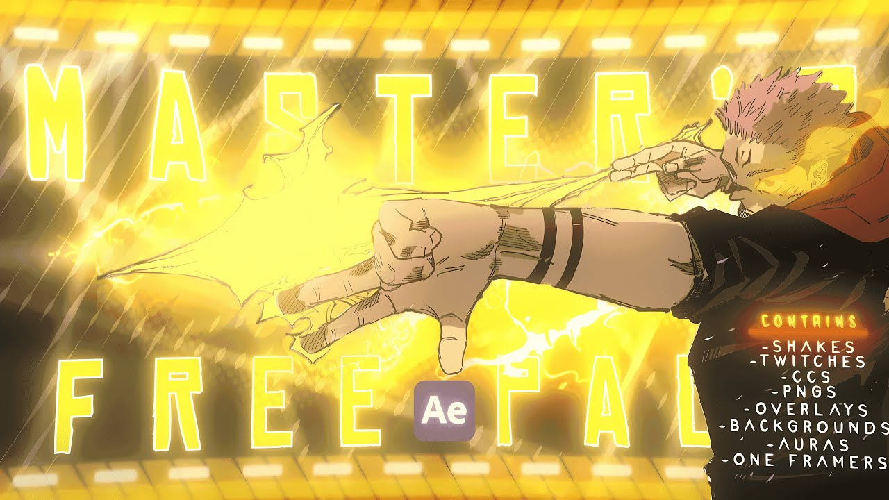 FREE Manga Editing Preset Pack for After Effects || Edit like Alight ...