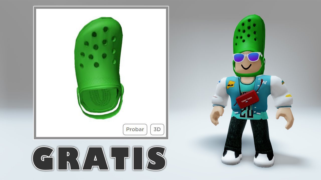 [GRATIS] APROVECHA Y CONSIGUE LOS CROCS DE ROBLOX - YouTube