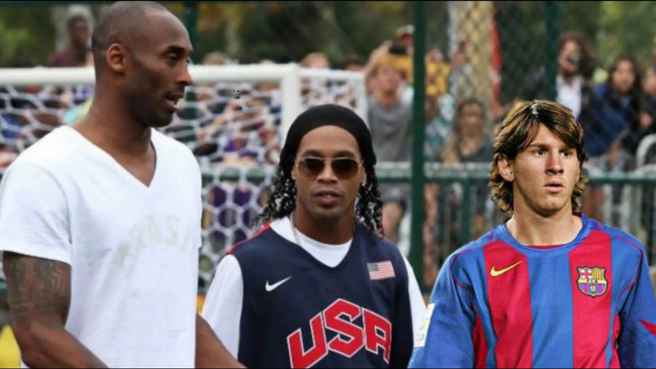 Kobe, Ronaldinho y Messi. Una anécdota de leyendas. - YouTube