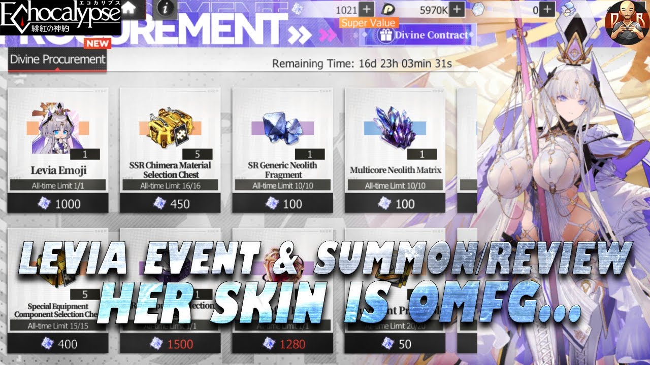 [Echocalypse] - F2P Levia summon and Event review! Is Levia better on Global & is she worth ...