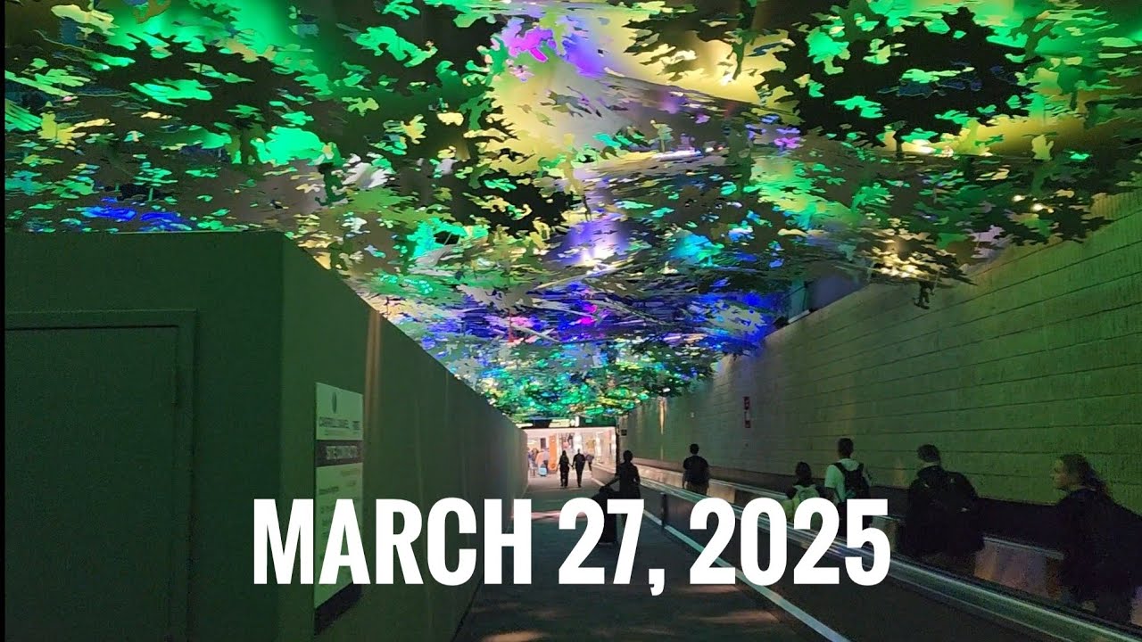 ATL Concourse B to A Walkway | March 27, 2025 - YouTube