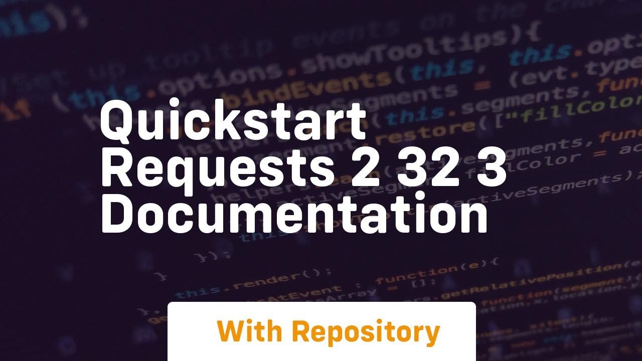 Quickstart Requests 2 32 3 documentation - YouTube