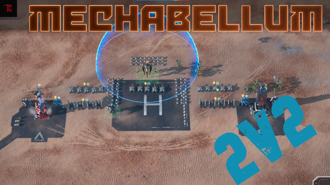 Mechabellum Gameplay Best 2v2 Mixed Units Win - YouTube