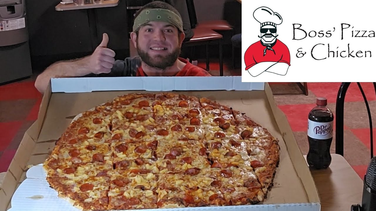 28 INCH 3 TOPPING PIZZA CHALLENGE!!! - YouTube