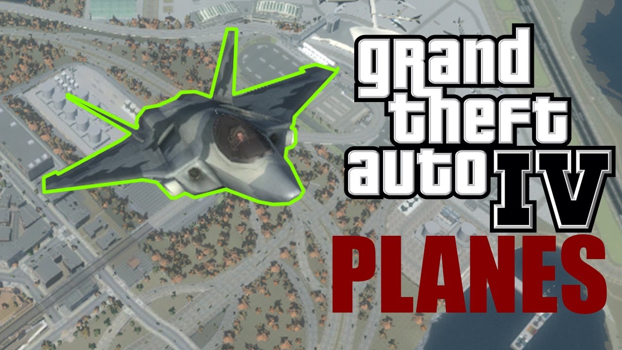 Grand Theft Auto IV - Jet Plane Mod - YouTube