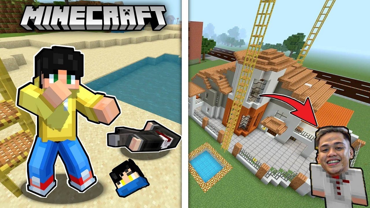 Fake water PRANK sa BILLIONAIRE GANG House sa Minecraft | Baka mahuli ...