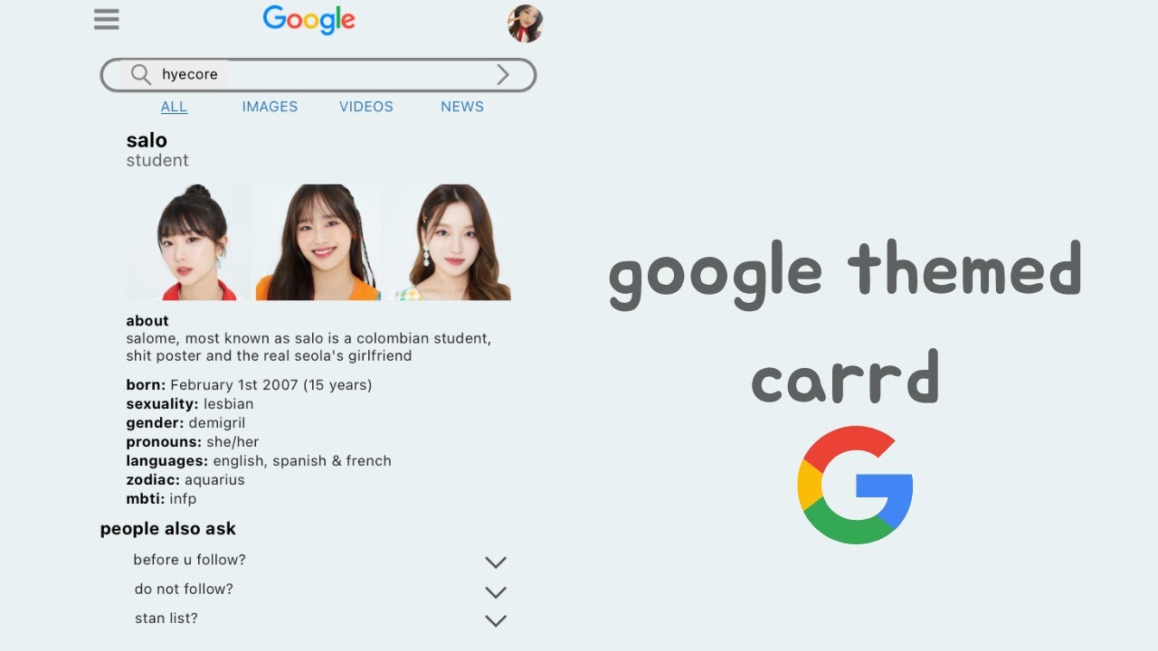 google themed carrd tutorial ! - YouTube