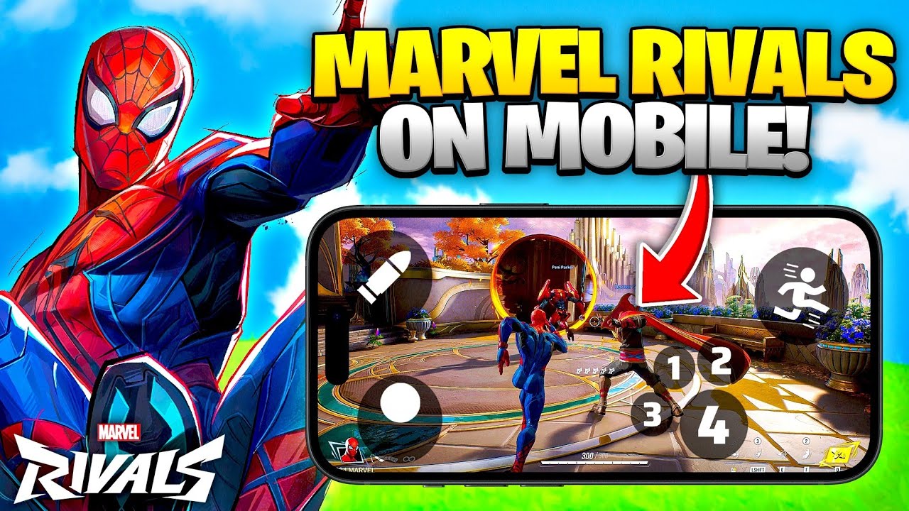 I Played Marvel Rivals On *MOBILE* - YouTube