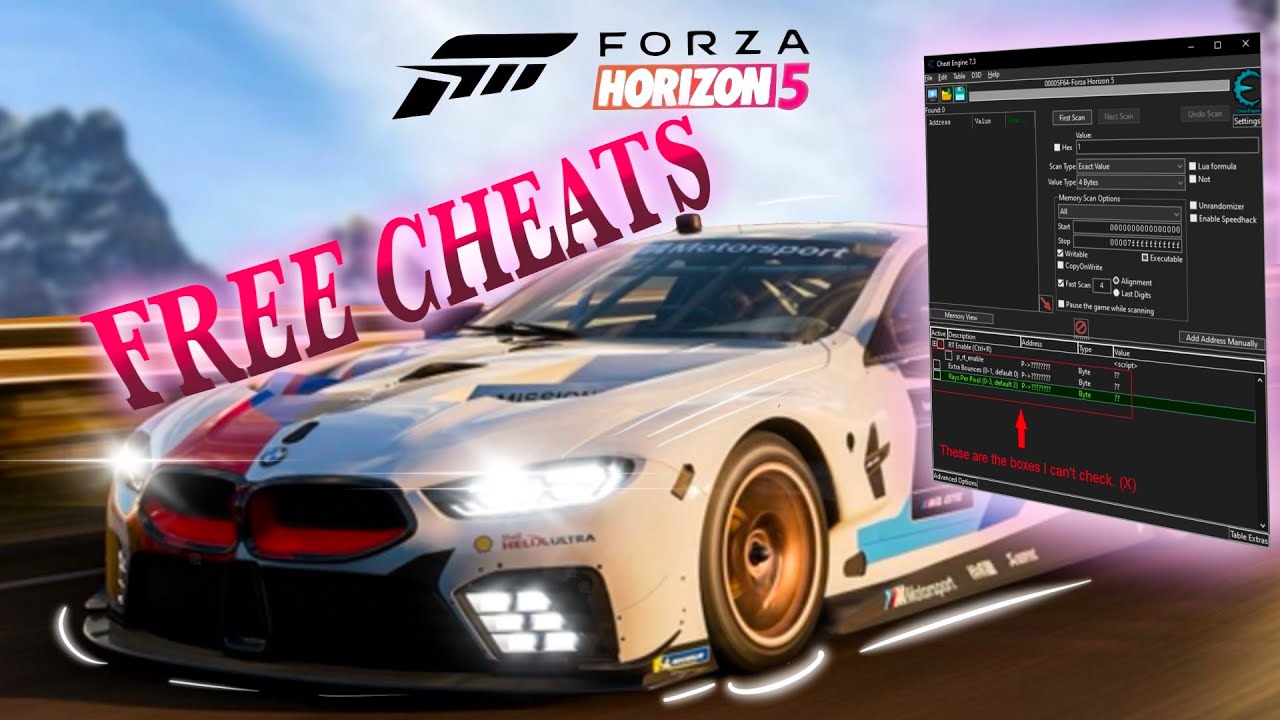 FORZA HORIZON 5 CHEAT / MOD MENU! FREE CARS / XP / MONEY UPDATED / NEW ...