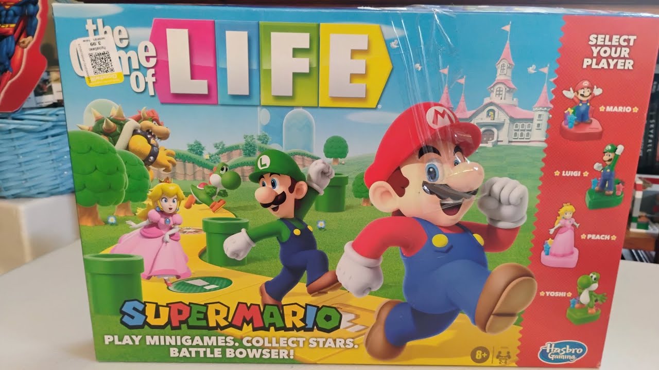 Unboxing super mario life game - YouTube