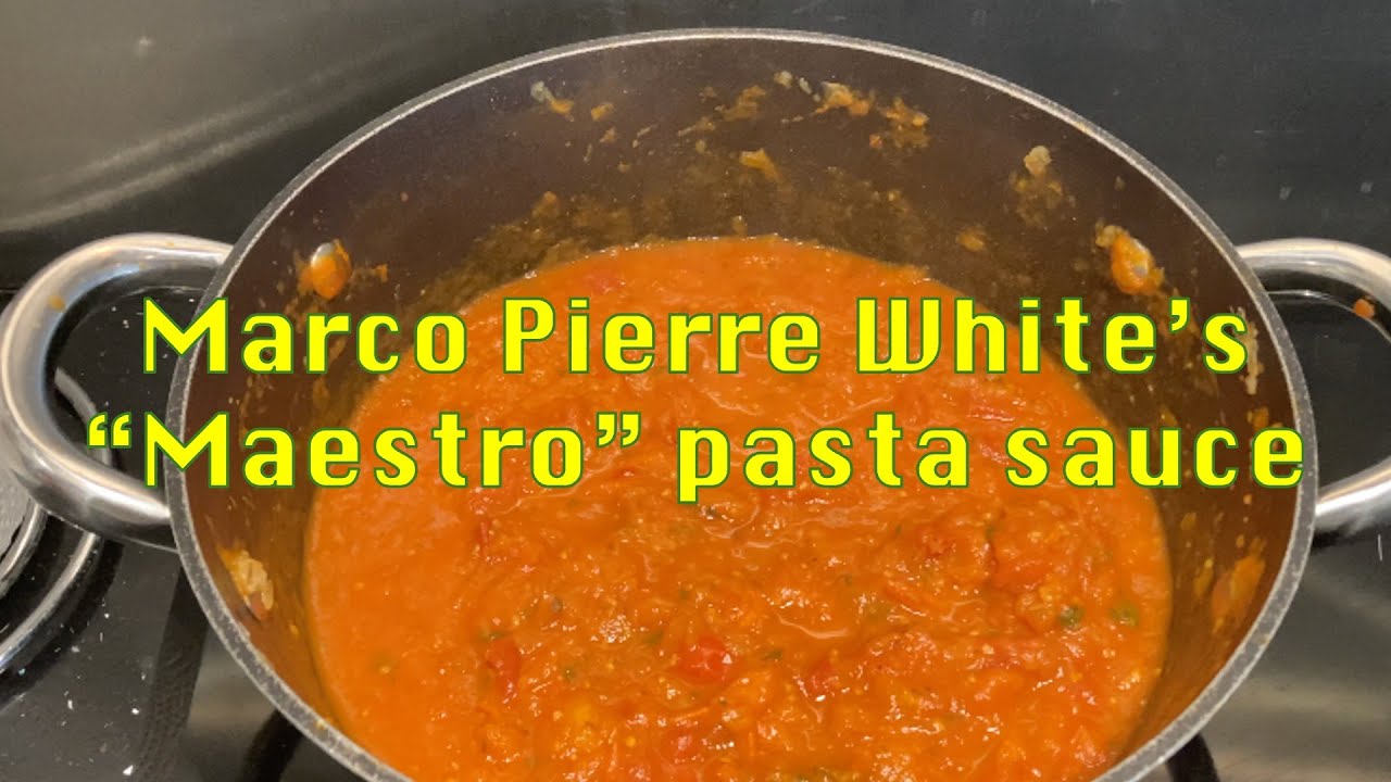 🇮🇹 Marco Pierre White's "Maestro" pasta sauce - YouTube