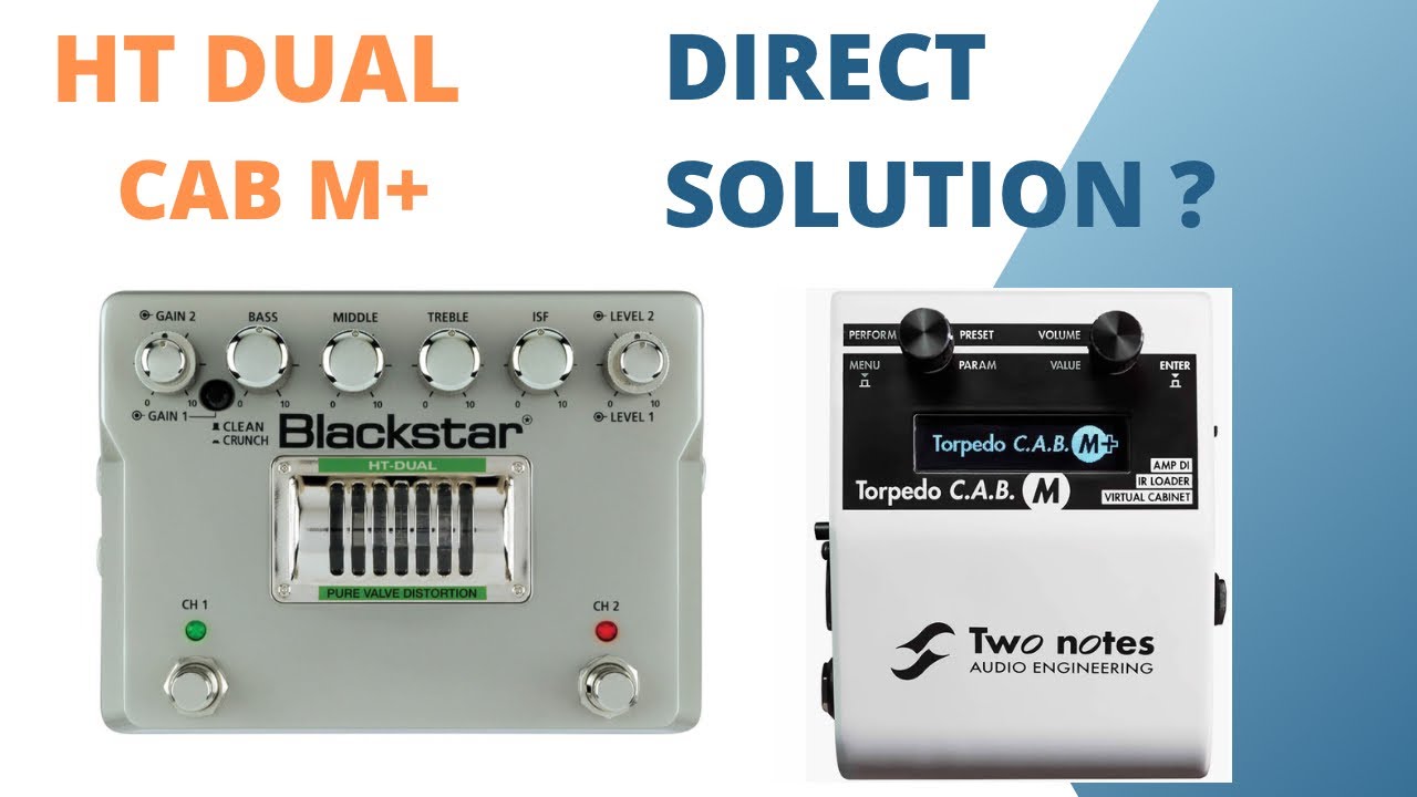 Blackstar HT-Dual with two notes cab M+ , - YouTube