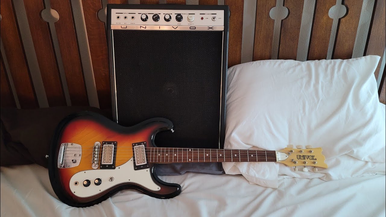 Univox U65rn amp & Hi-Flier Phase 3 guitar review - YouTube