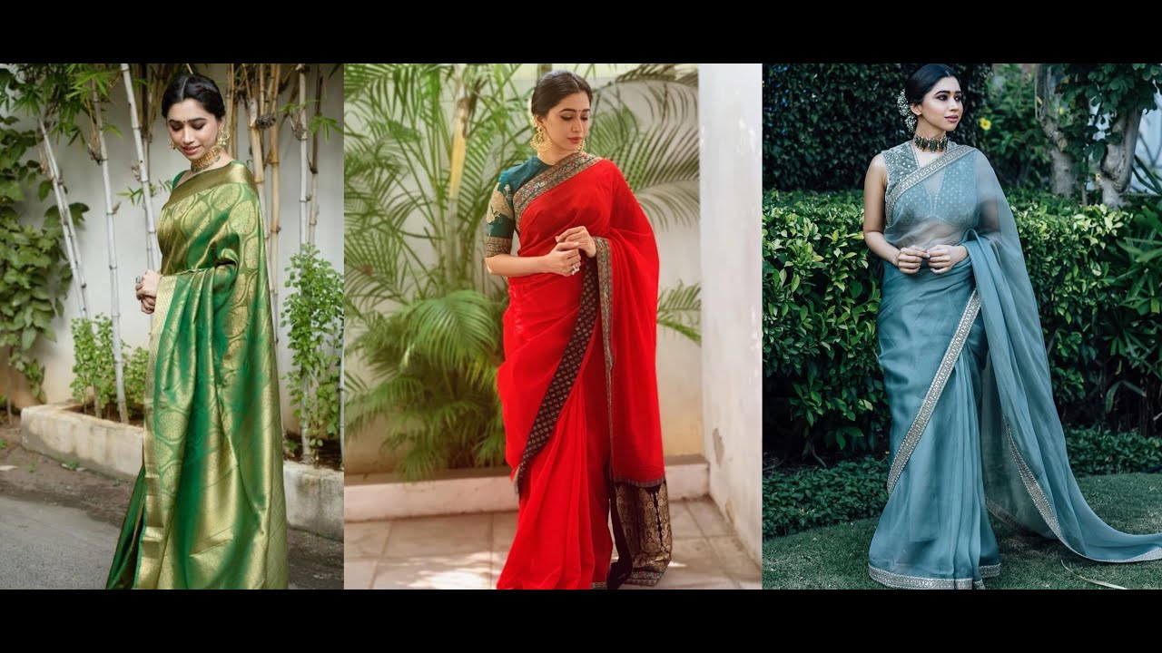 Aarthi Ravi Saree Collections / Saree Collections / Aarthi Ravi - YouTube