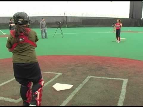 Caitlin Gee Pitching - YouTube