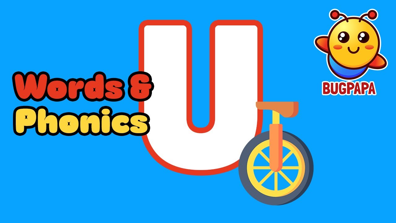 Learn ABC 👉 Letter U | ukulele, umbrella, unicycle, up, urchin ...