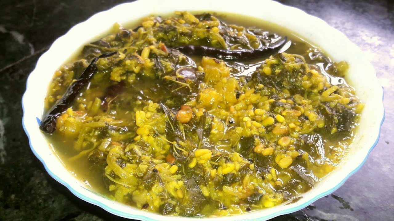 ଏମିତି ଥରେ ତିଆରି କରନ୍ତୁ ଶାଗ ମୁଗ ଡାଲି ।koshala saga muga dal.mugo dali ...