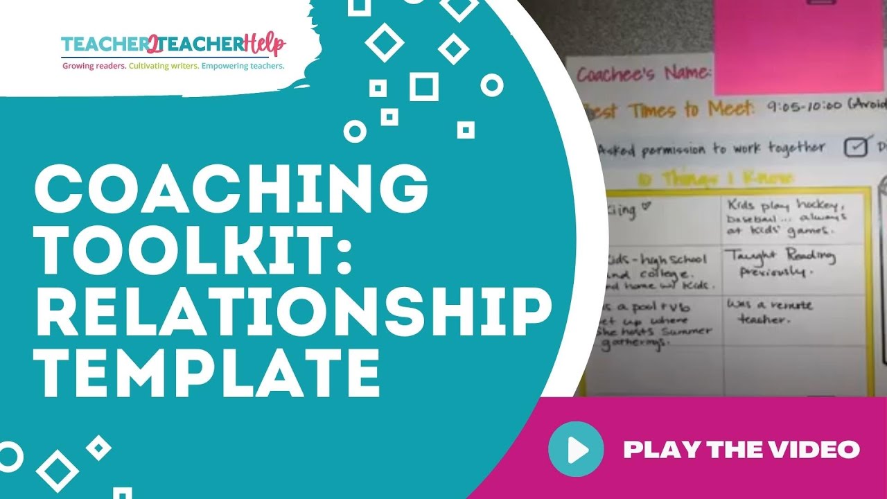 How to Use a Relationship Template as a Powerful Coaching Tool - YouTube
