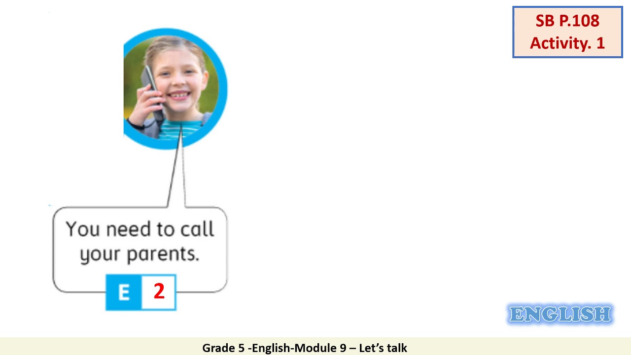 Grade 5 English Module 9 Let's talk - YouTube