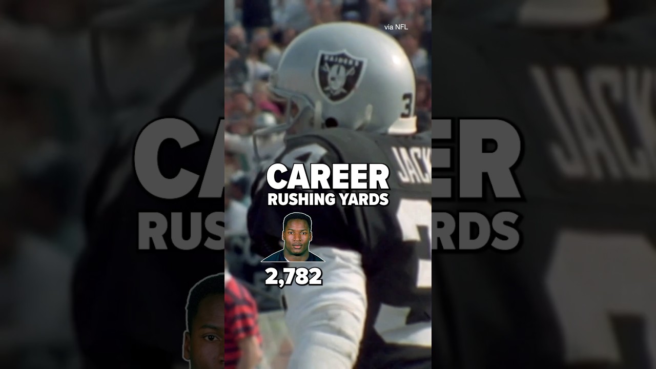 Bo Jackson had fewer rushing yards than WHO??? #nfl #stat - YouTube
